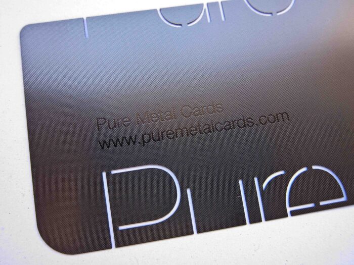 Matte Black Business Cards Shine