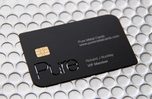 Being Bold with Black Metal Cards