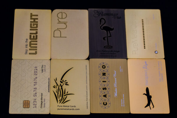 Set The Gold Standard with Gold Cards - Pure Metal Cards