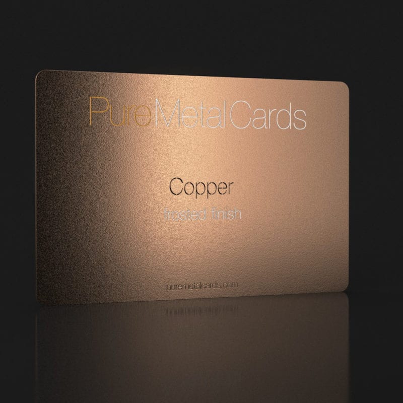 Copper Frosted Cards