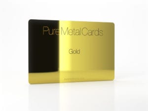Gold Cards: Make a Statement with Solid Gold Business Cards