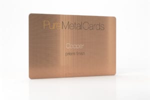 Copper Business Cards - PURE METAL CARDS