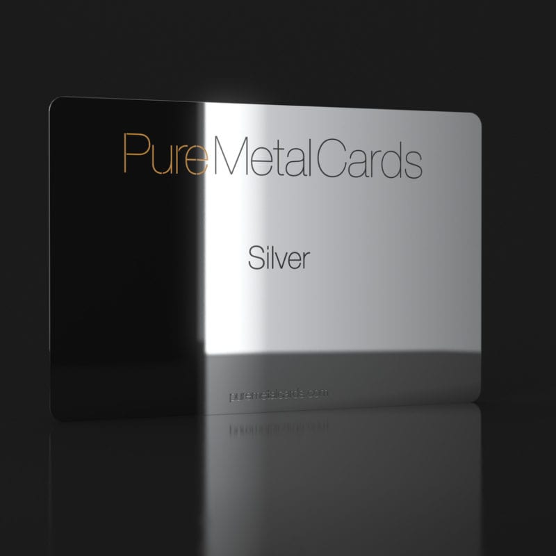 Silver Business Cards: Make a Statement with Sterling Silver