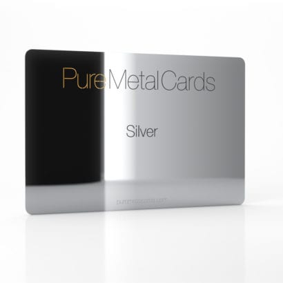 Silver Business Cards: Make a Statement with Sterling Silver