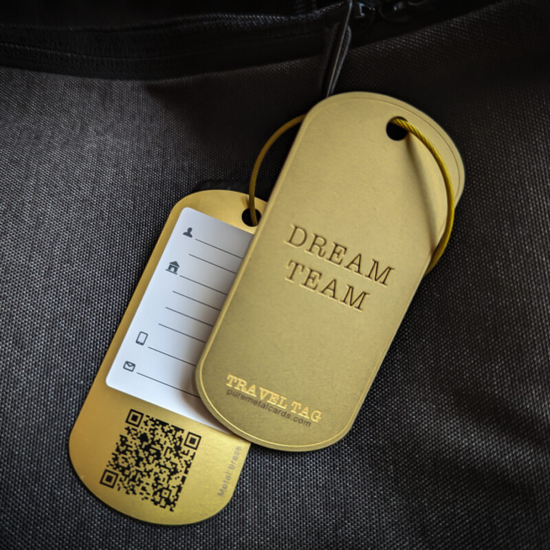 Metal Luggage Tags
