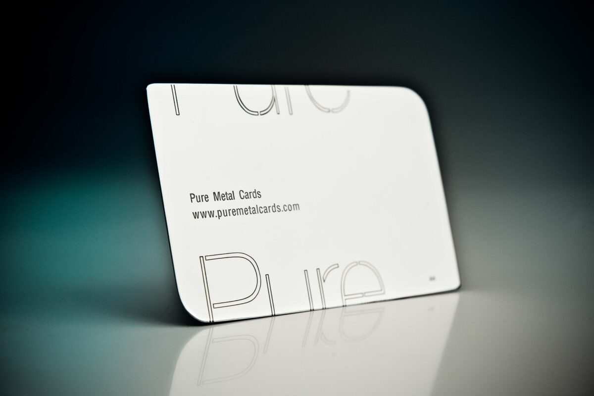 Silver Business Cards: Make a Statement with Sterling Silver