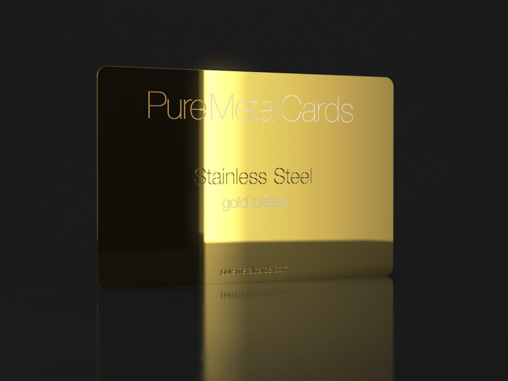 Gold Plated Cards