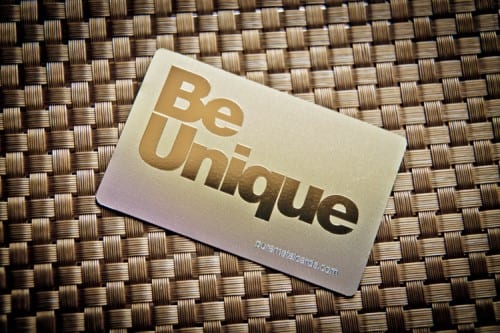Set The Gold Standard with Gold Cards - Pure Metal Cards