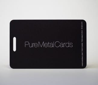 Matt Black Stainless Steel Cards Archives | PURE METAL CARDS