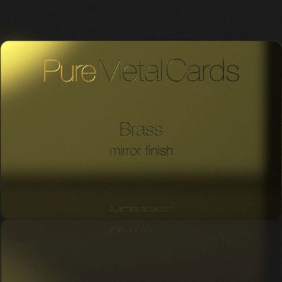 Brass (Gold) Mirror Cards