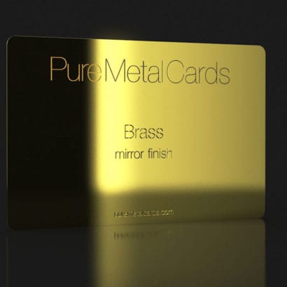 Brass (Gold) Mirror Cards