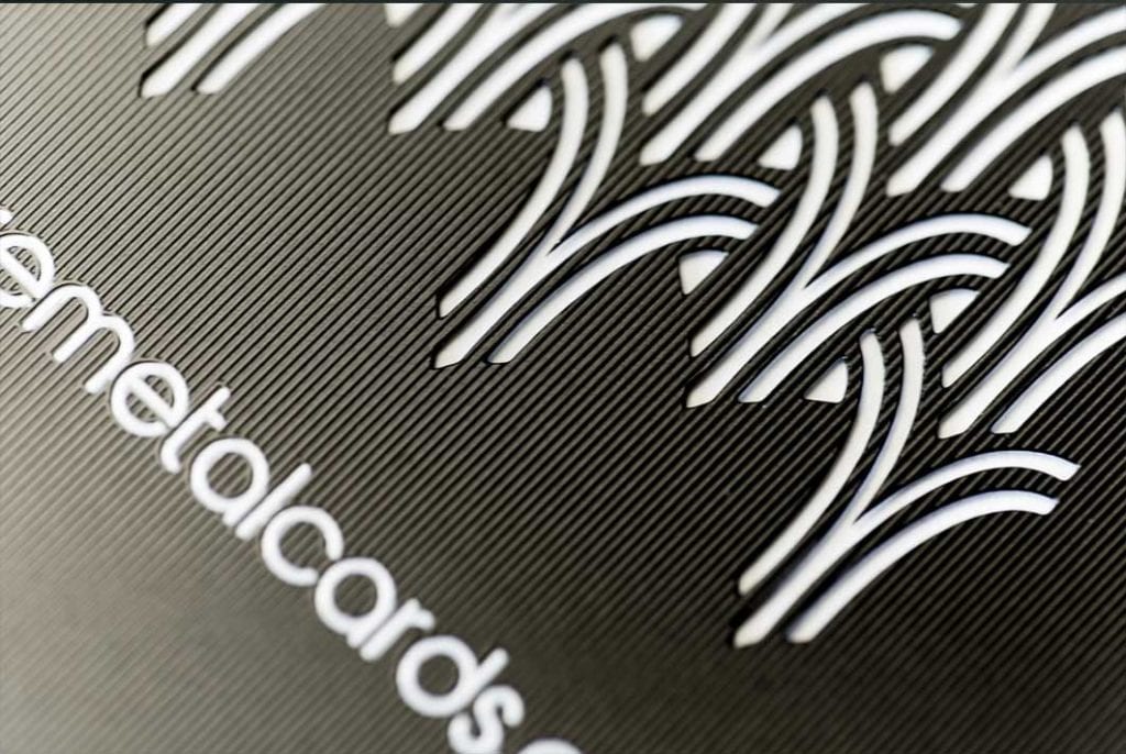 Matt Black Pixel Stainless Steel Cards - PURE METAL CARDS