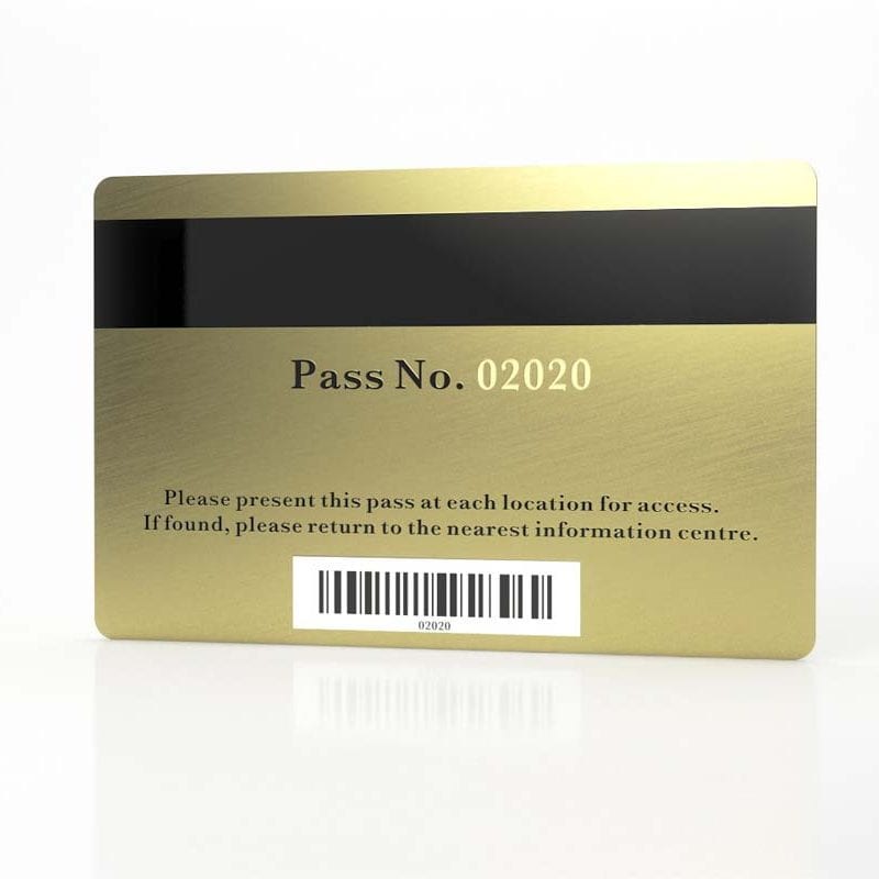 Standard Brass (Gold) Cards