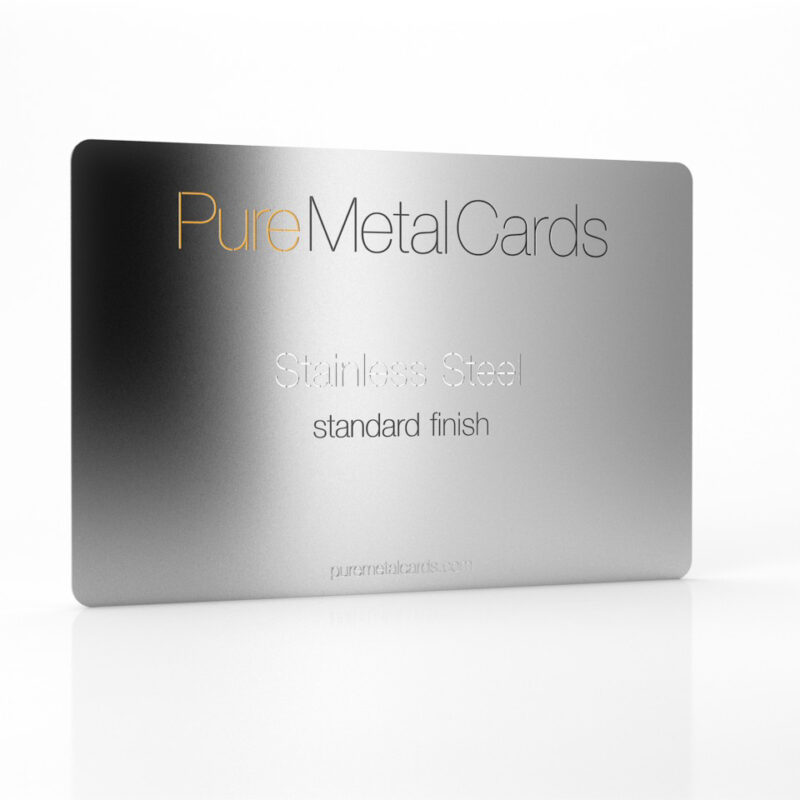 Standard Stainless Steel Cards