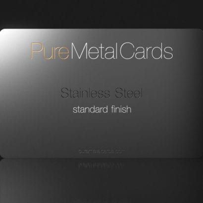 Standard Stainless Steel Cards