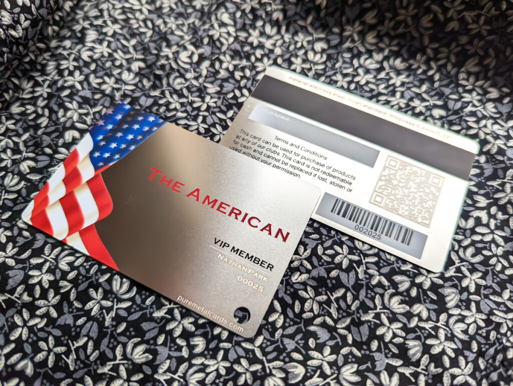 Standard Stainless Steel Cards