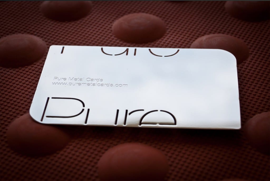 Standard Stainless Steel Color Photo Cards - Pure Metal Cards