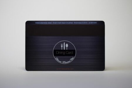 Matt Black Pixel Stainless Steel Cards - PURE METAL CARDS