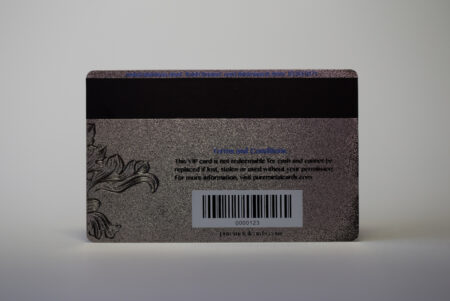 Silver Contour Stainless Steel Business Cards