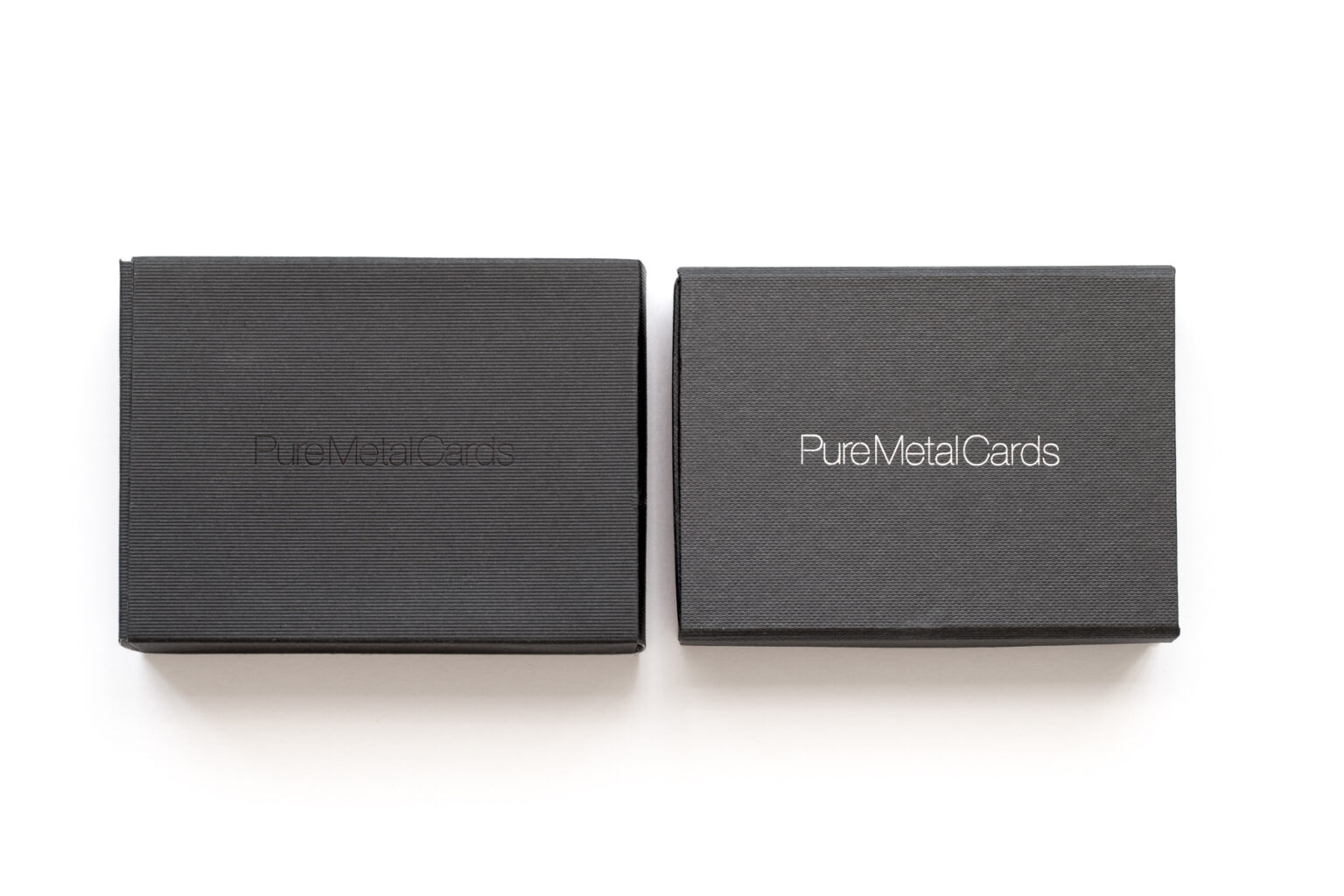 Cardboard Presentation Case - Pure Metal Cards