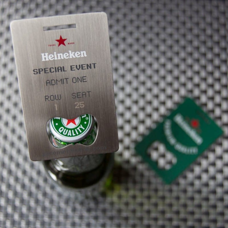 Metal Bottle Opener Cards for Promotions - Pure Metal Cards