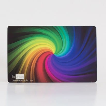 Stainless Steel Full Color Business Cards