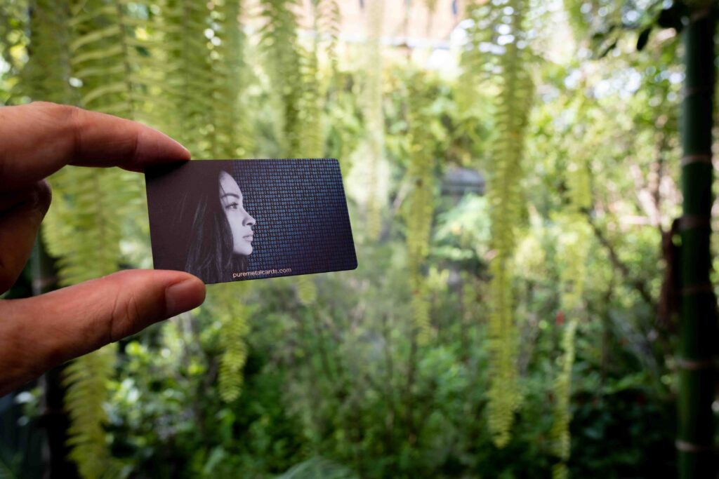 Standard Stainless Steel Color Photo Cards - PURE METAL CARDS