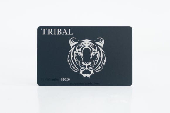 Matt Black Titanium Cards - Pure Metal Cards