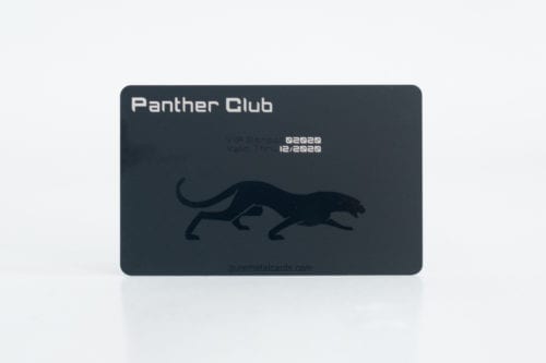 Matt Black Titanium Cards - Pure Metal Cards