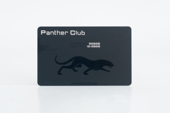 Matt Black Titanium Cards - Pure Metal Cards