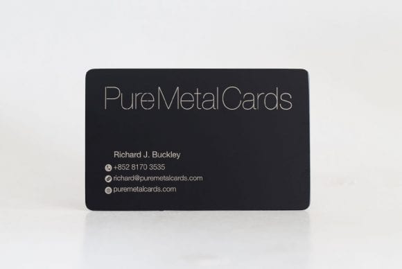 Titanium Business Cards - PURE METAL CARDS