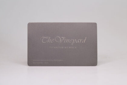 Titanium Business Cards - the ultimate card | PURE METAL CARDS