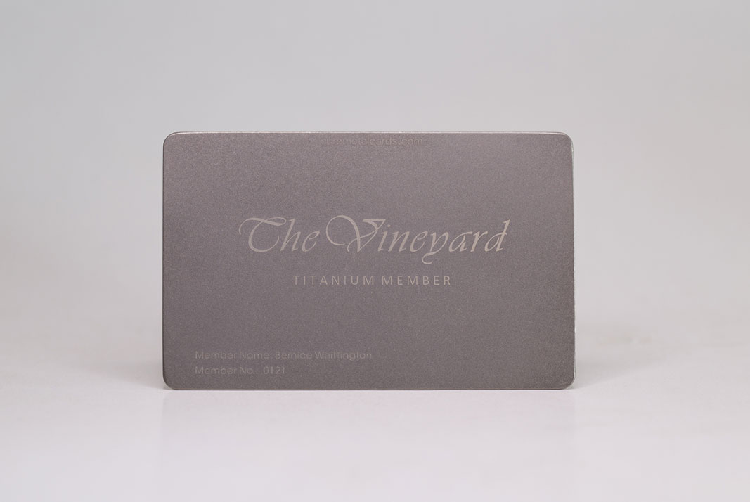 Titanium Business Cards - the ultimate card - Pure Metal Cards