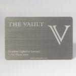 Pure Metal Cards - Brushed Titanium Cards