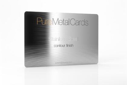 Standard Stainless Steel Color Photo Cards - PURE METAL CARDS