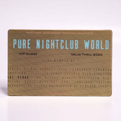 Brass Gold Cards Archives | PURE METAL CARDS