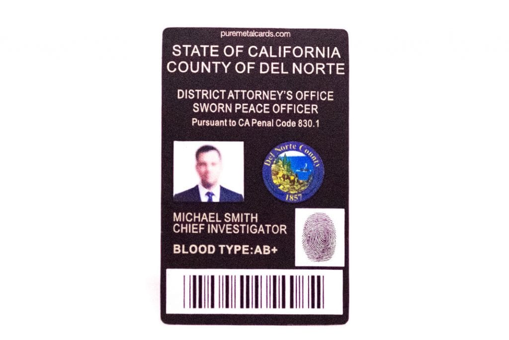 Metal ID Badges - Pure Metal Cards