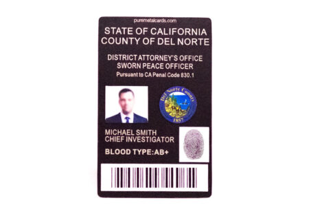Metal ID Badges - Pure Metal Cards