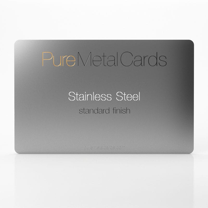 Standard Stainless Steel Cards