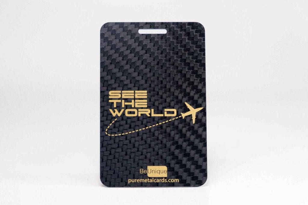 Luggage Tags - Pure Metal Cards