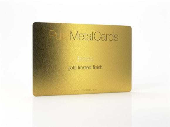 The Gold Metal Card - Pure Metal Cards