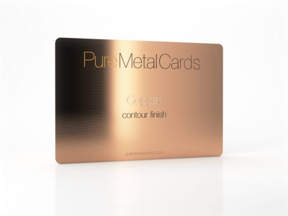 The Copper Metal Card - Pure Metal Cards