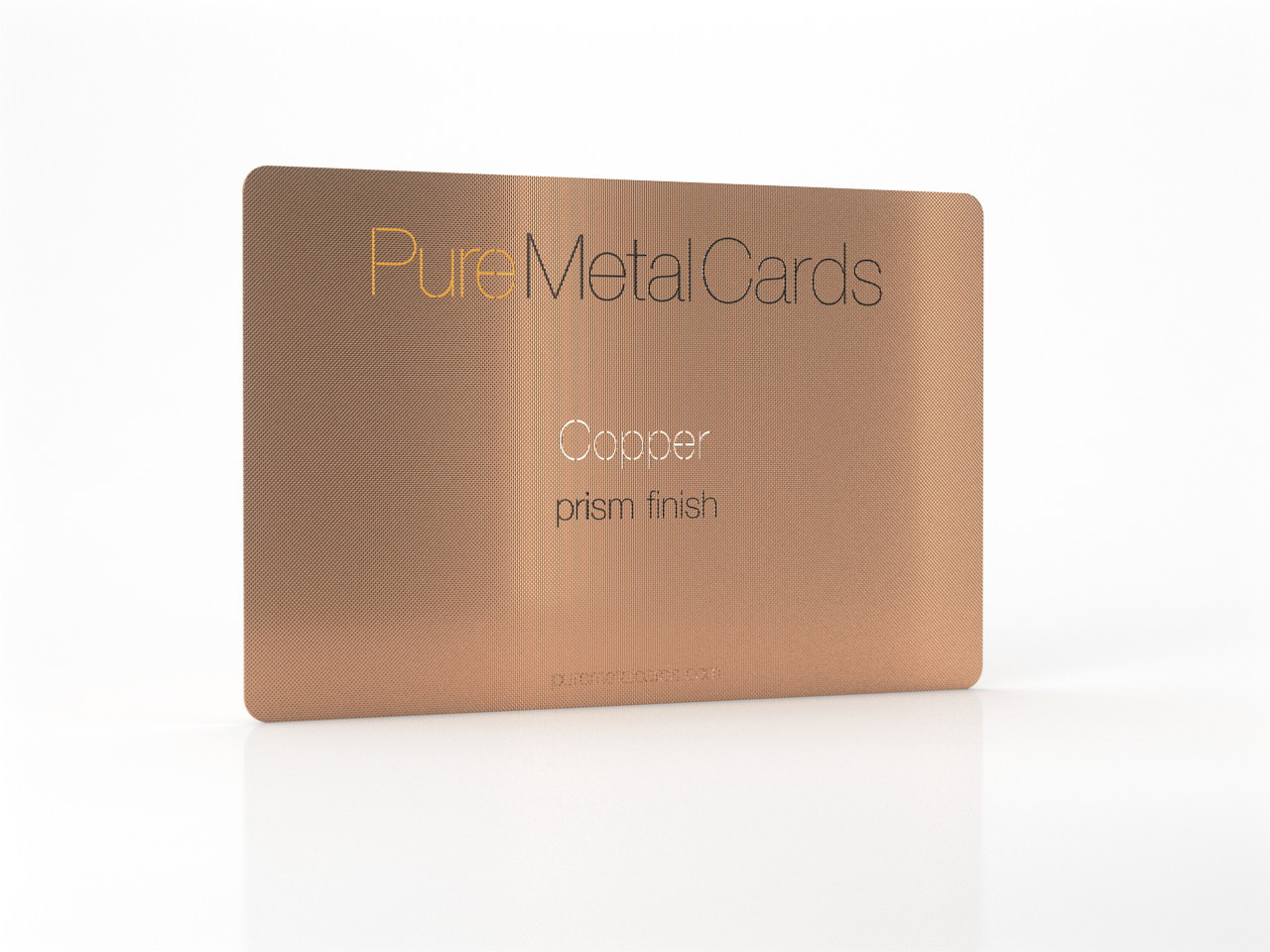 The Copper Metal Card - Pure Metal Cards