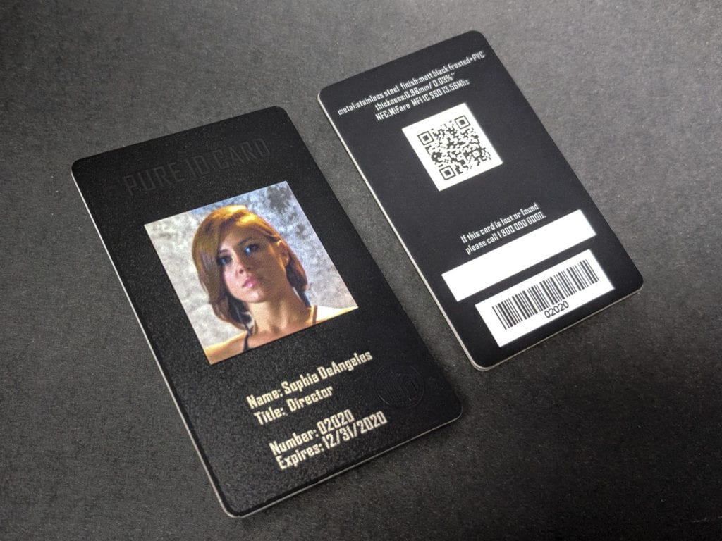 Metal ID Badges | PURE METAL CARDS