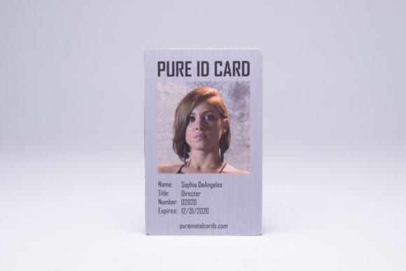 Metal ID Badges - Pure Metal Cards