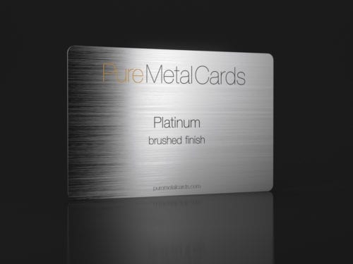 Precious Metal Cards – Made to Order - Pure Metal Cards