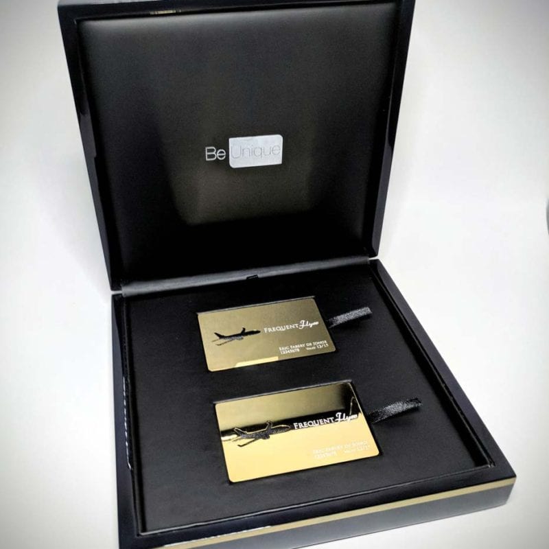 Luxury Wood Presentation Case - Pure Metal Cards