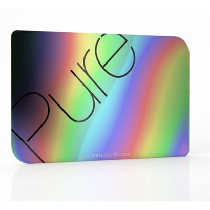 Iridescent Steel Cards