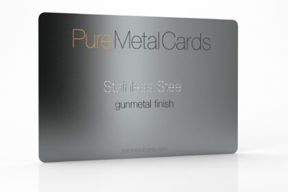 Standard Stainless Steel Color Photo Cards - PURE METAL CARDS