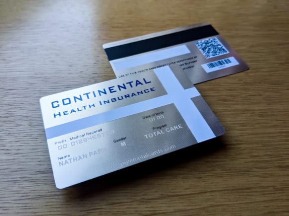 Improve Patient Security with Metal Health ID Cards - Pure Metal Cards